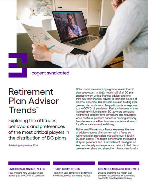 Retirement Plan Advisor Trends